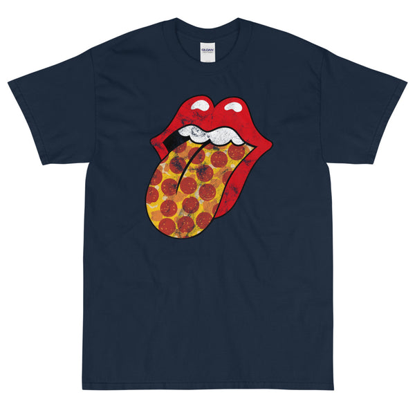 Pepperoni Rock & Rolling T-Shirt - Eat Sleep Pizza